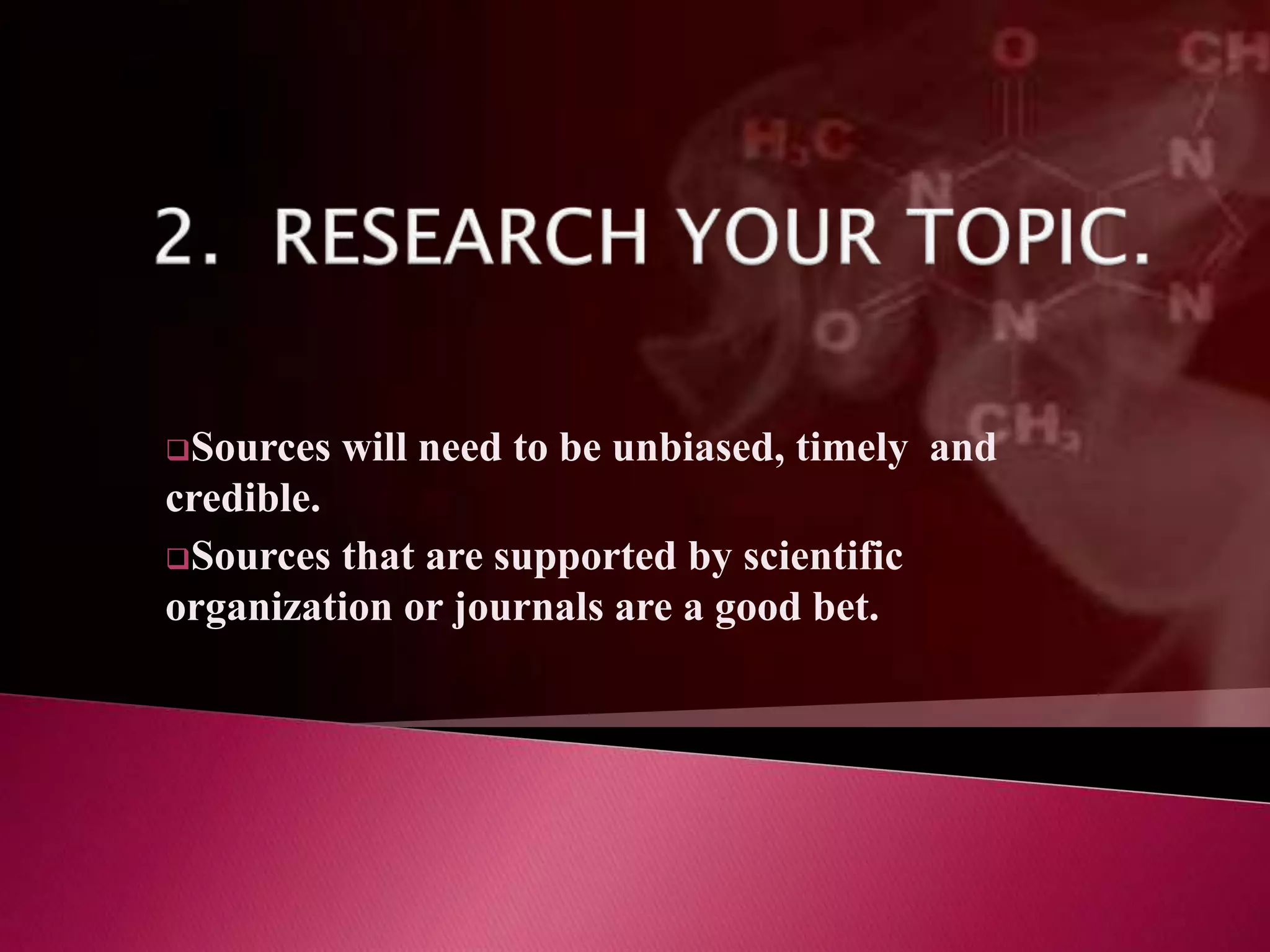 How to do a science investigatory project | PPTX