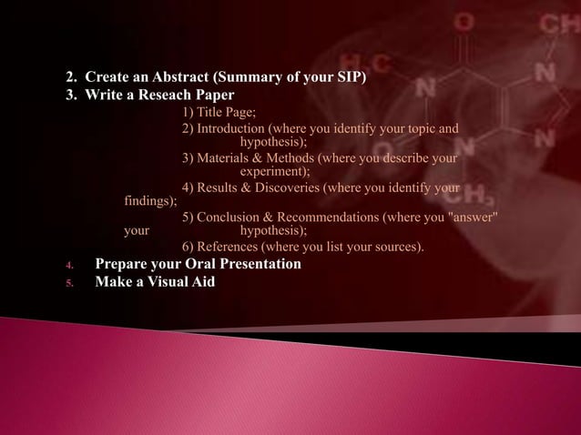 How to do a science investigatory project | PPTX | Science