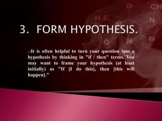 How to do a science investigatory project | PPTX