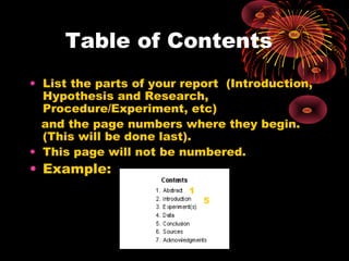 Science Project Research Paper Examples