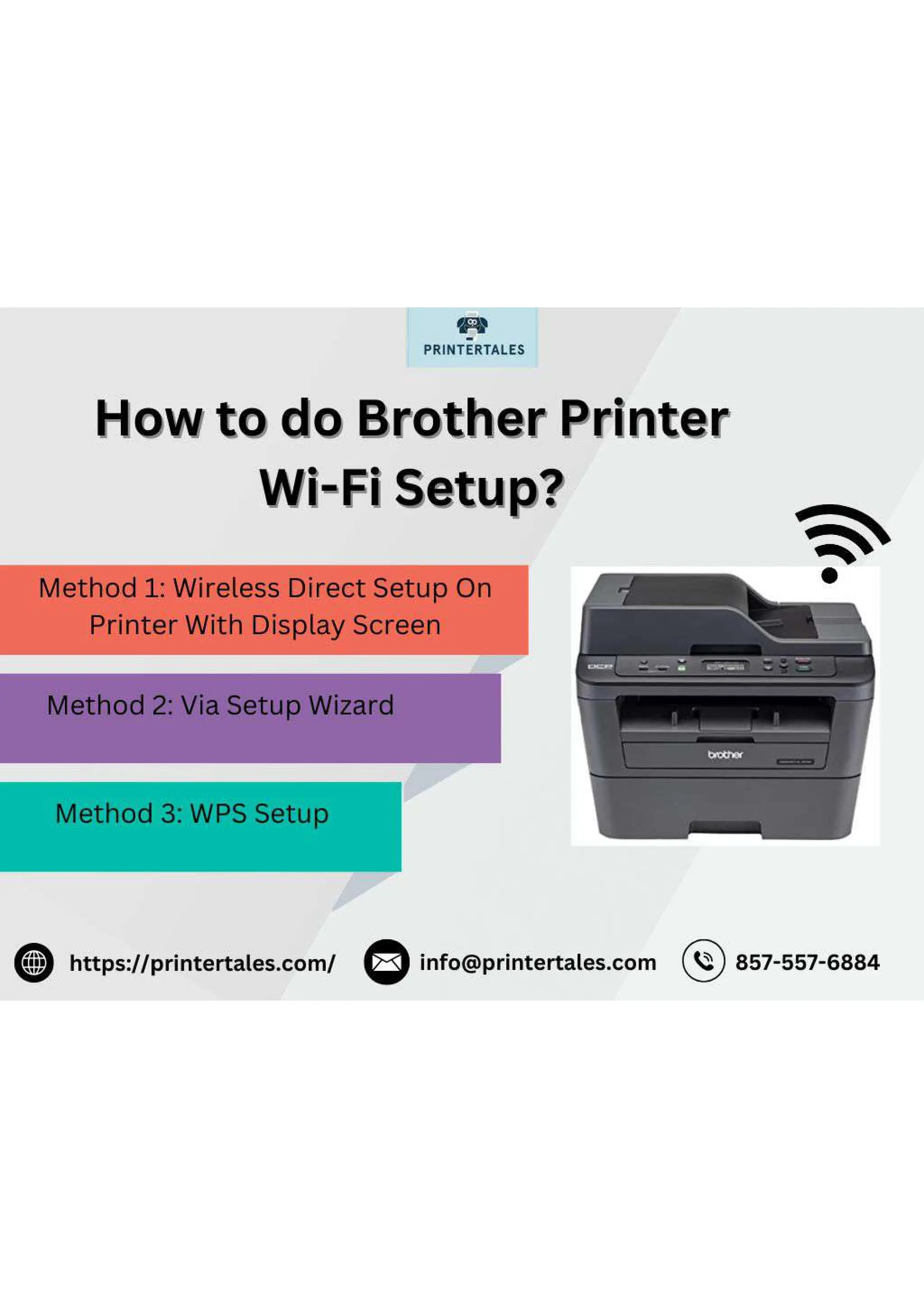 How to do Brother Printer Wi-Fi Setup ? | PDF | Free Download