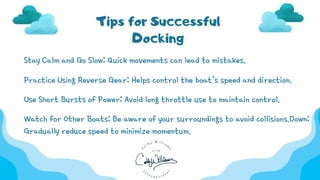 How to Dock a Boat - Capt. Cathy Williams | PPT