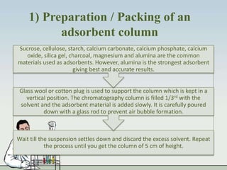 How to do Column Chromotography | PPT