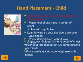 Hand Placement For Chest Compressions