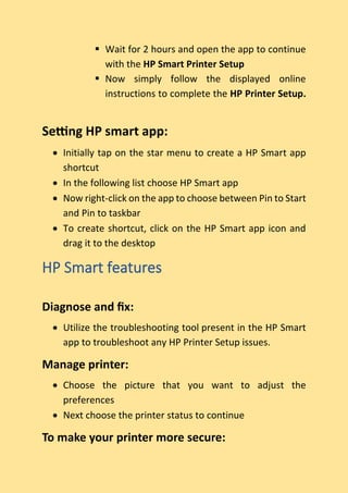 How to do HP printer setup with HP smart.pdf | Operating Systems ...