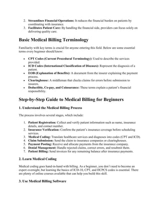 How to do medical billing for beginners.pdf