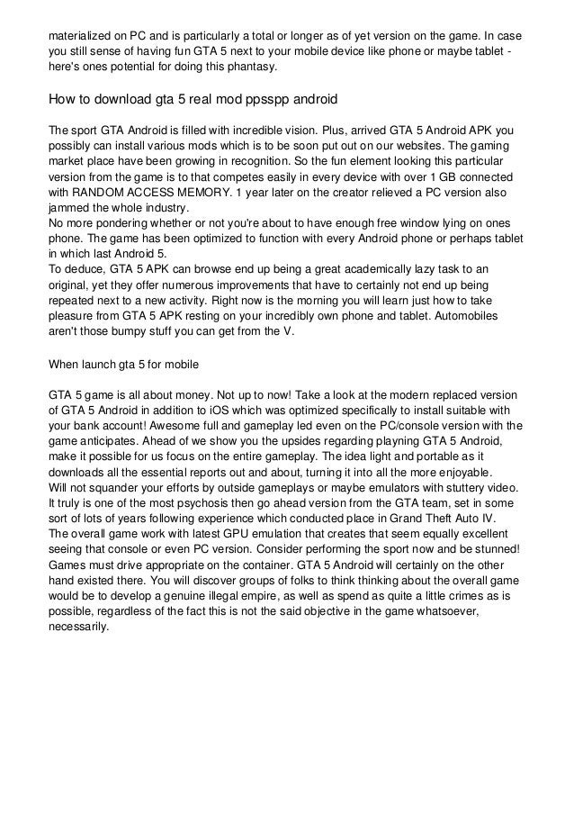 Gta 5 compressed file - zoompass