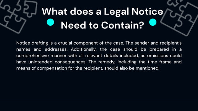 How To Draft A legal Notice.pptx | Legal Services Industry | Industries