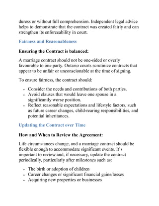 How to Draft a Marriage Contract: Essential Clauses and Considerations ...