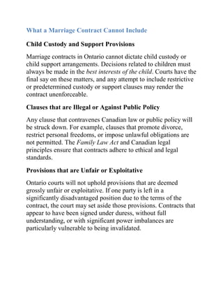 How to Draft a Marriage Contract: Essential Clauses and Considerations ...