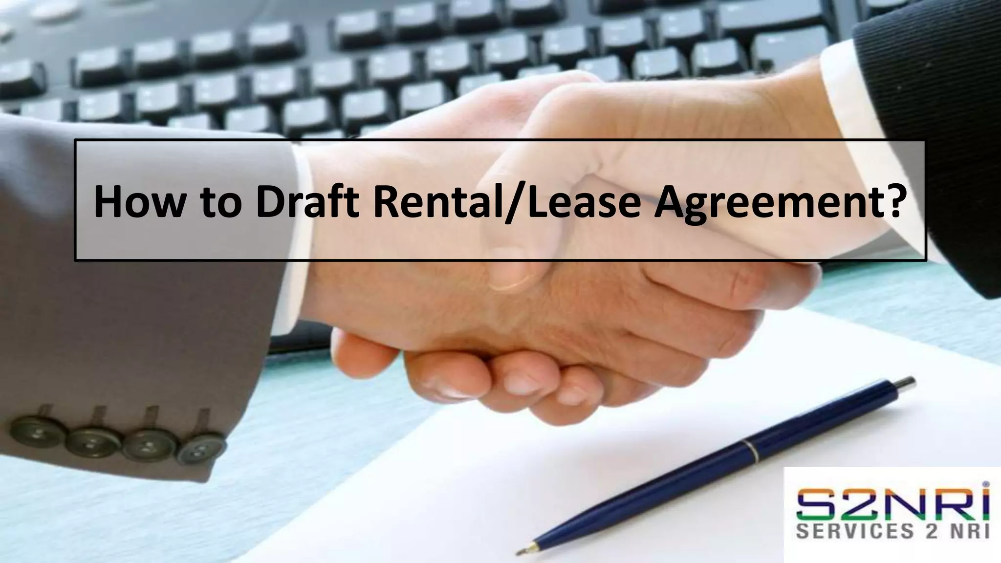 How to Draft Rental/Lease Agreement? | PPT