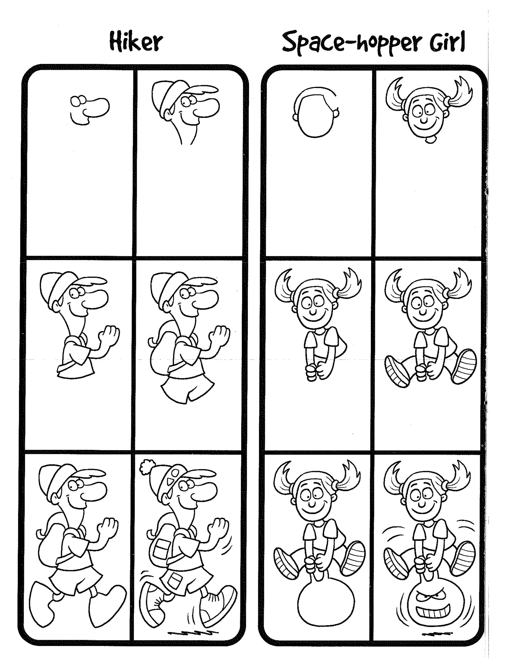 Hướng dẫn vẽ nhân vật hoạt hình - How to draw 101 cartoon characters | PDF