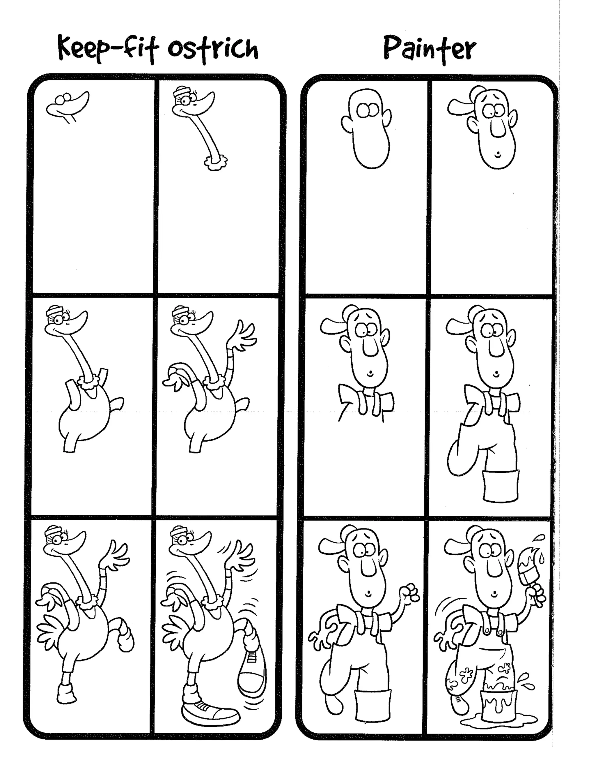 Hướng dẫn vẽ nhân vật hoạt hình - How to draw 101 cartoon characters | PDF