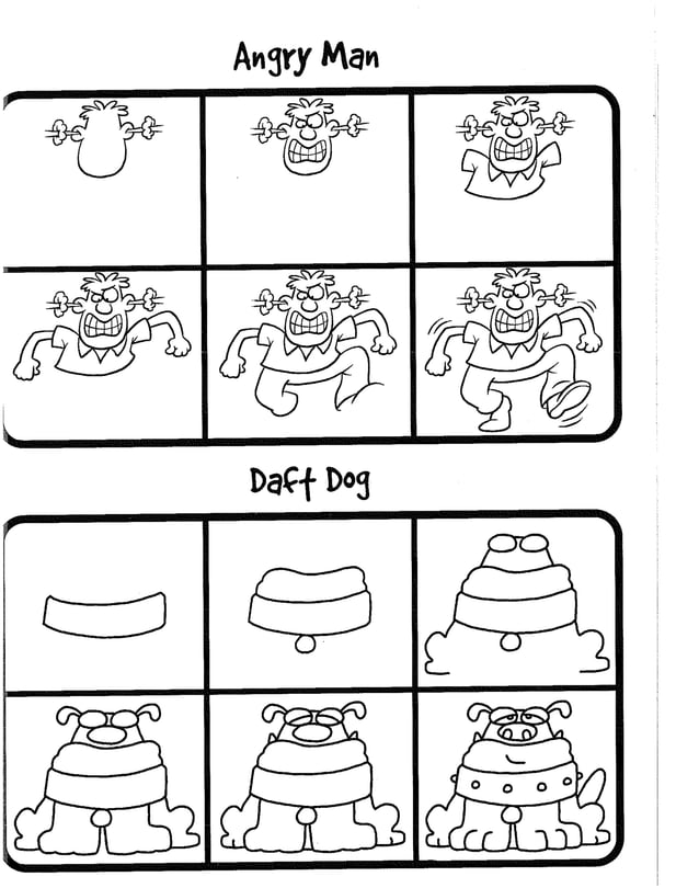 Hướng dẫn vẽ nhân vật hoạt hình - How to draw 101 cartoon characters | PDF