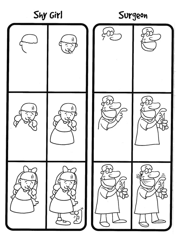 Hướng dẫn vẽ nhân vật hoạt hình - How to draw 101 cartoon characters | PDF