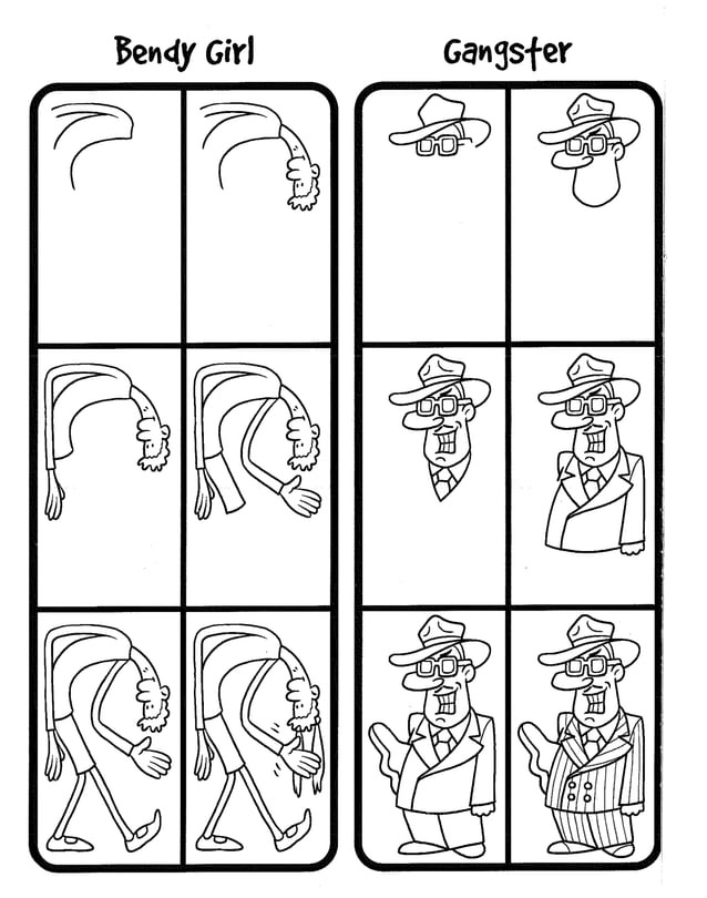 Hướng dẫn vẽ nhân vật hoạt hình - How to draw 101 cartoon characters | PDF