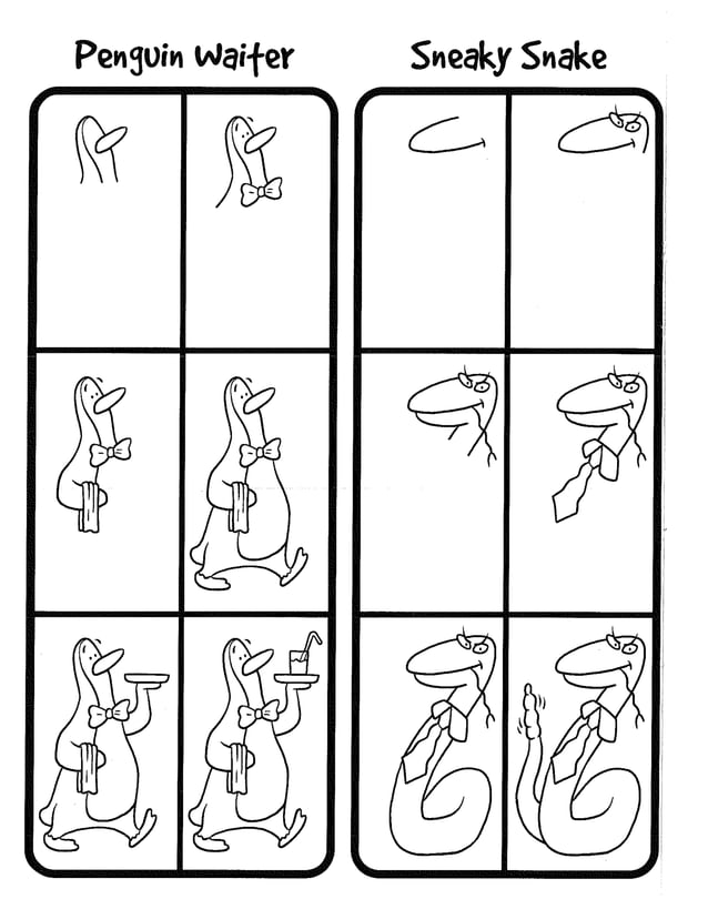 Hướng dẫn vẽ nhân vật hoạt hình - How to draw 101 cartoon characters | PDF