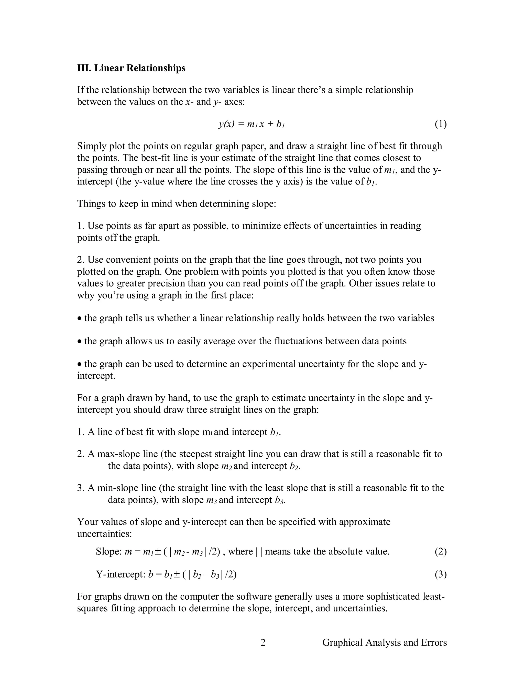 How to draw a good graph | PDF | Physics | Science