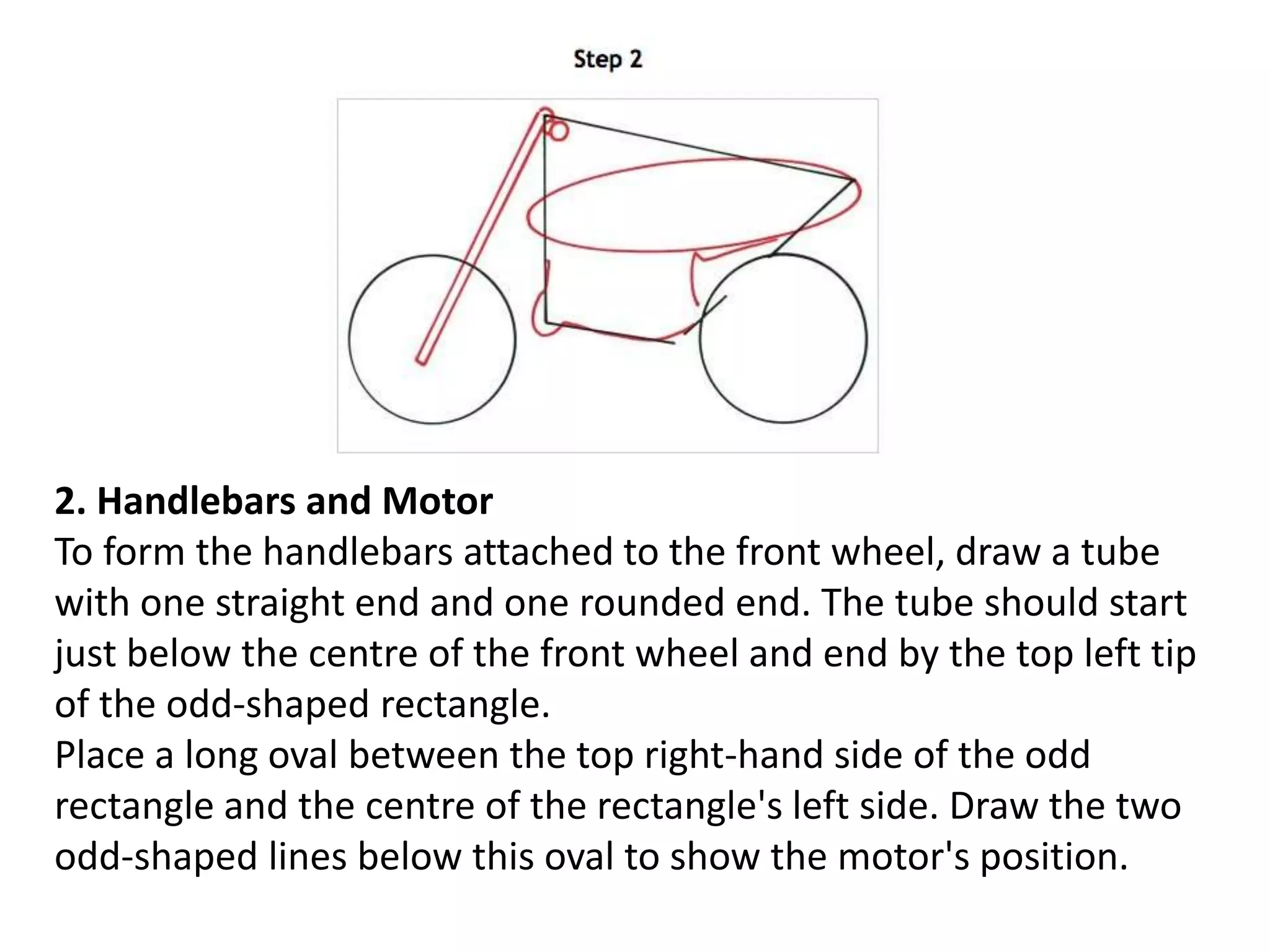 How to draw a motorbike | PPTX