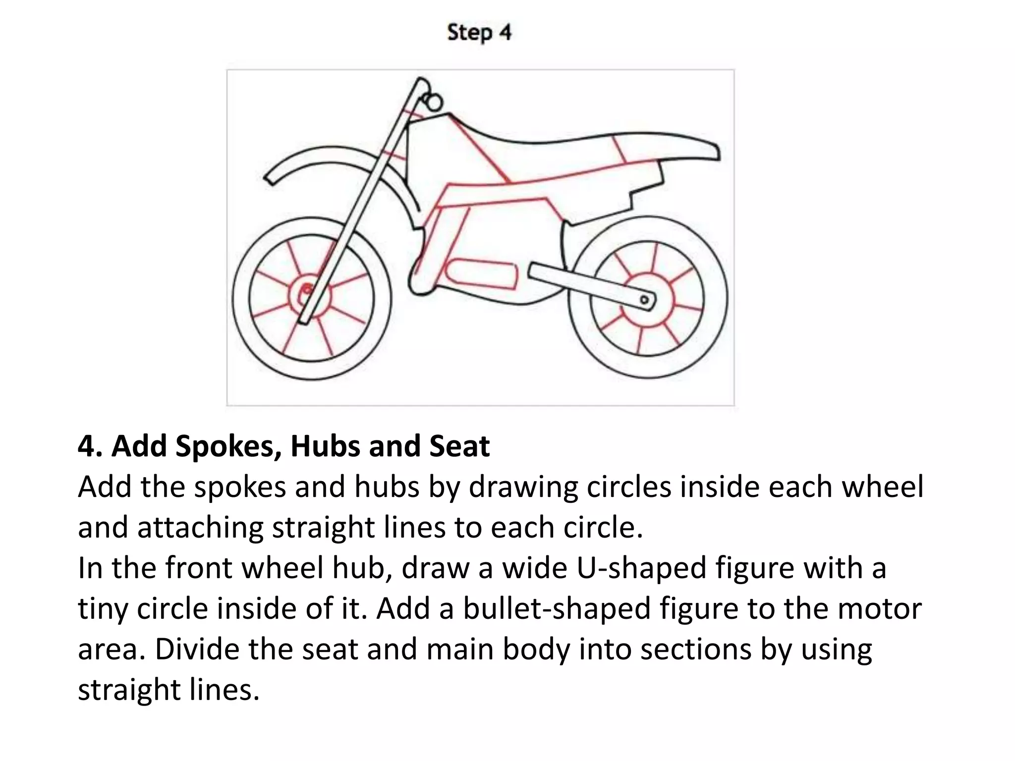 How to draw a motorbike | PPTX