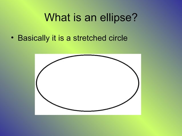 How to draw an ellipse | PPT | Drawing and Sketching | Arts and Crafts
