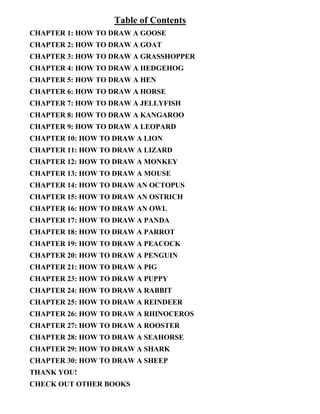 How To Draw Animals In Simple Steps: The Step By Step Guide To 30 ...