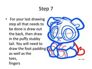 How to draw baby panda | PPT