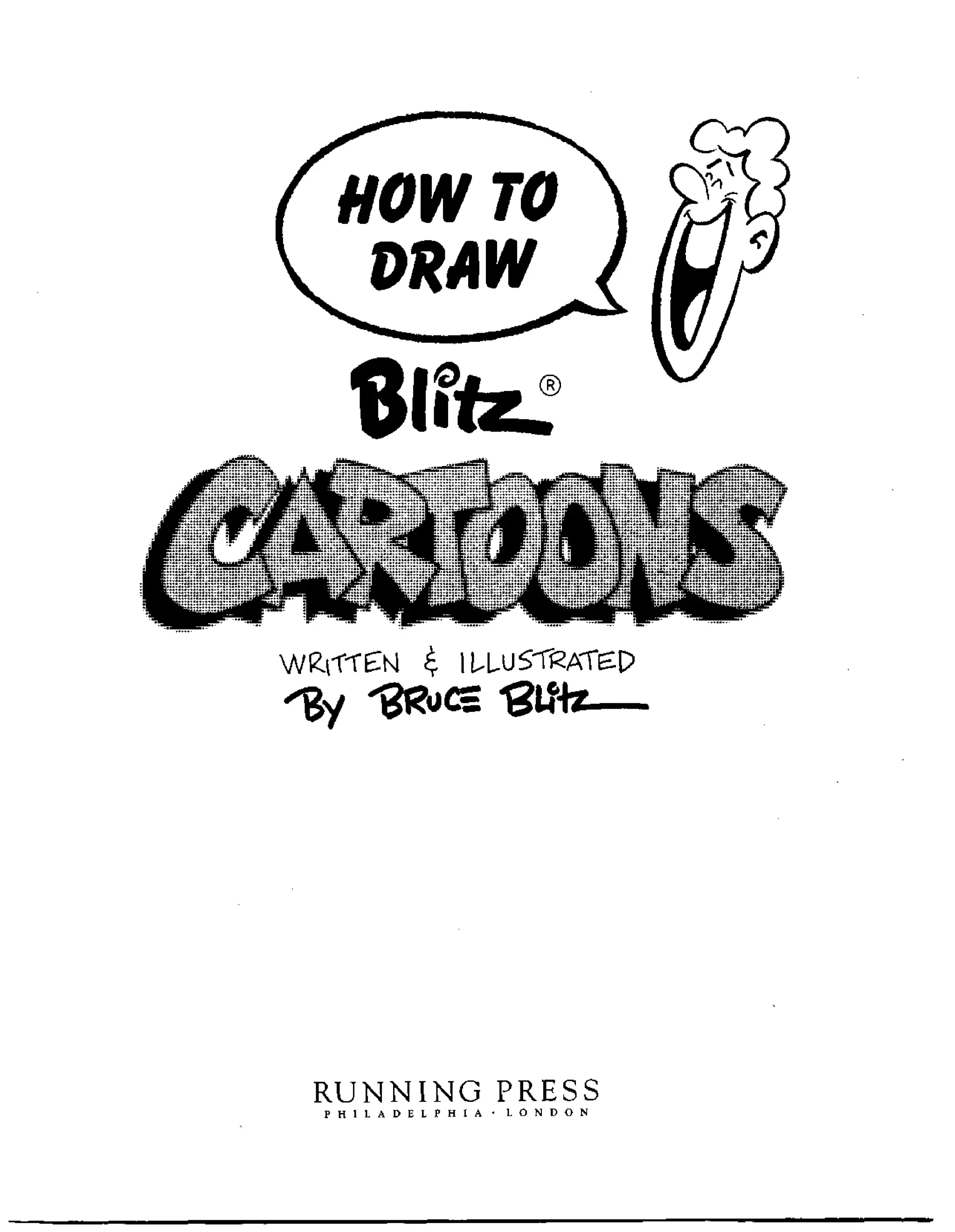 How to draw blitz cartoons | PDF