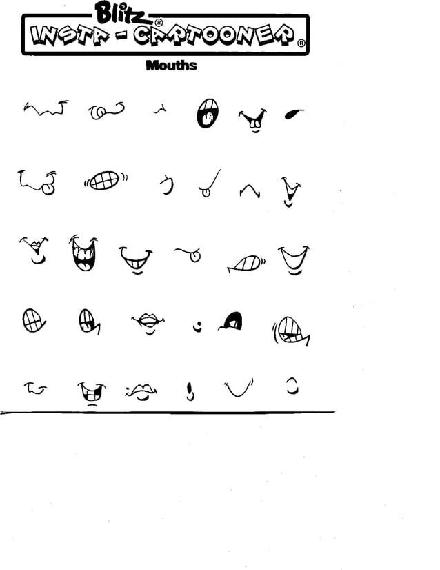 How to draw blitz cartoons | PDF