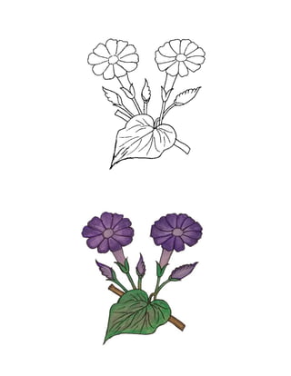 How To Draw Flowers, Trees And Leaves In Simple Steps: The Step By Step ...