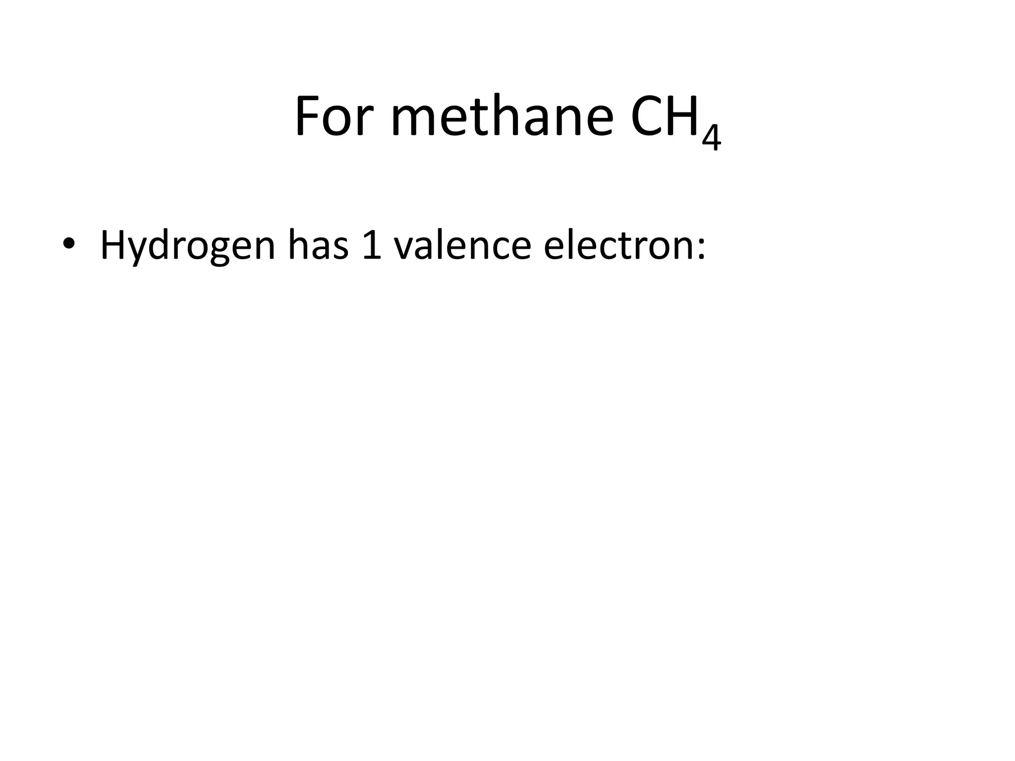 How to draw methane ch4 lewis structure | PPTX