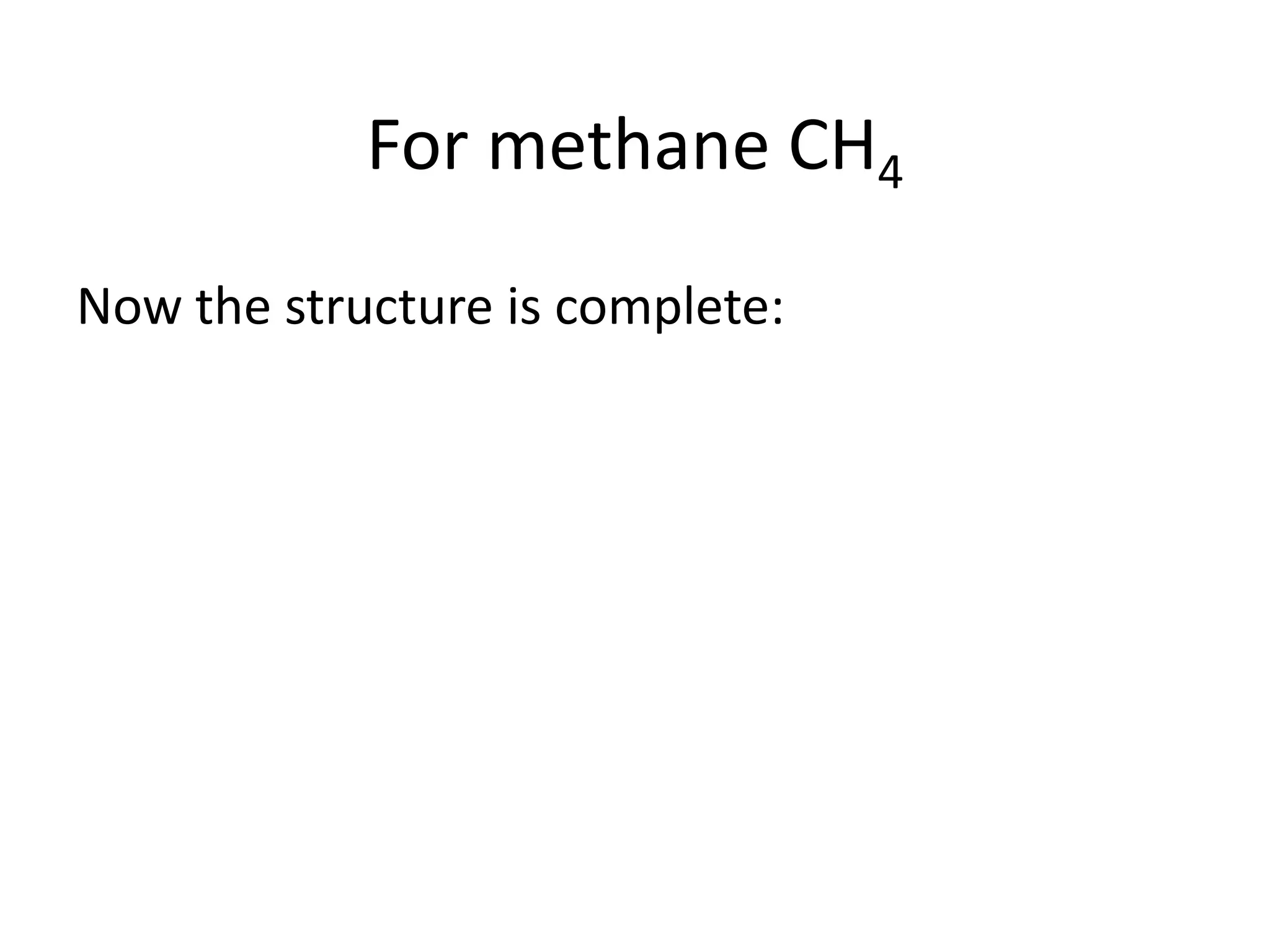 How to draw methane ch4 lewis structure | PPTX