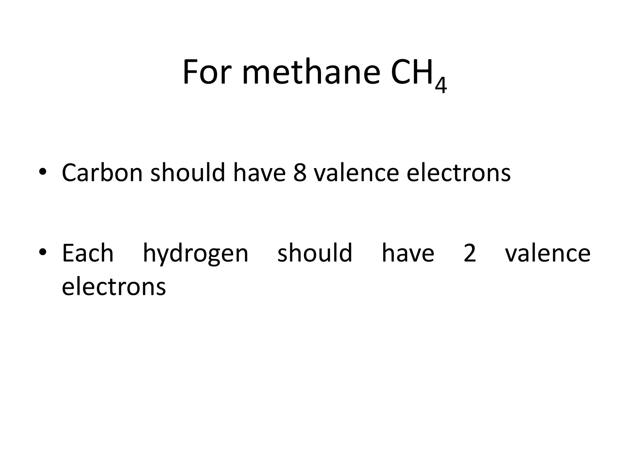 How to draw methane ch4 lewis structure | PPTX