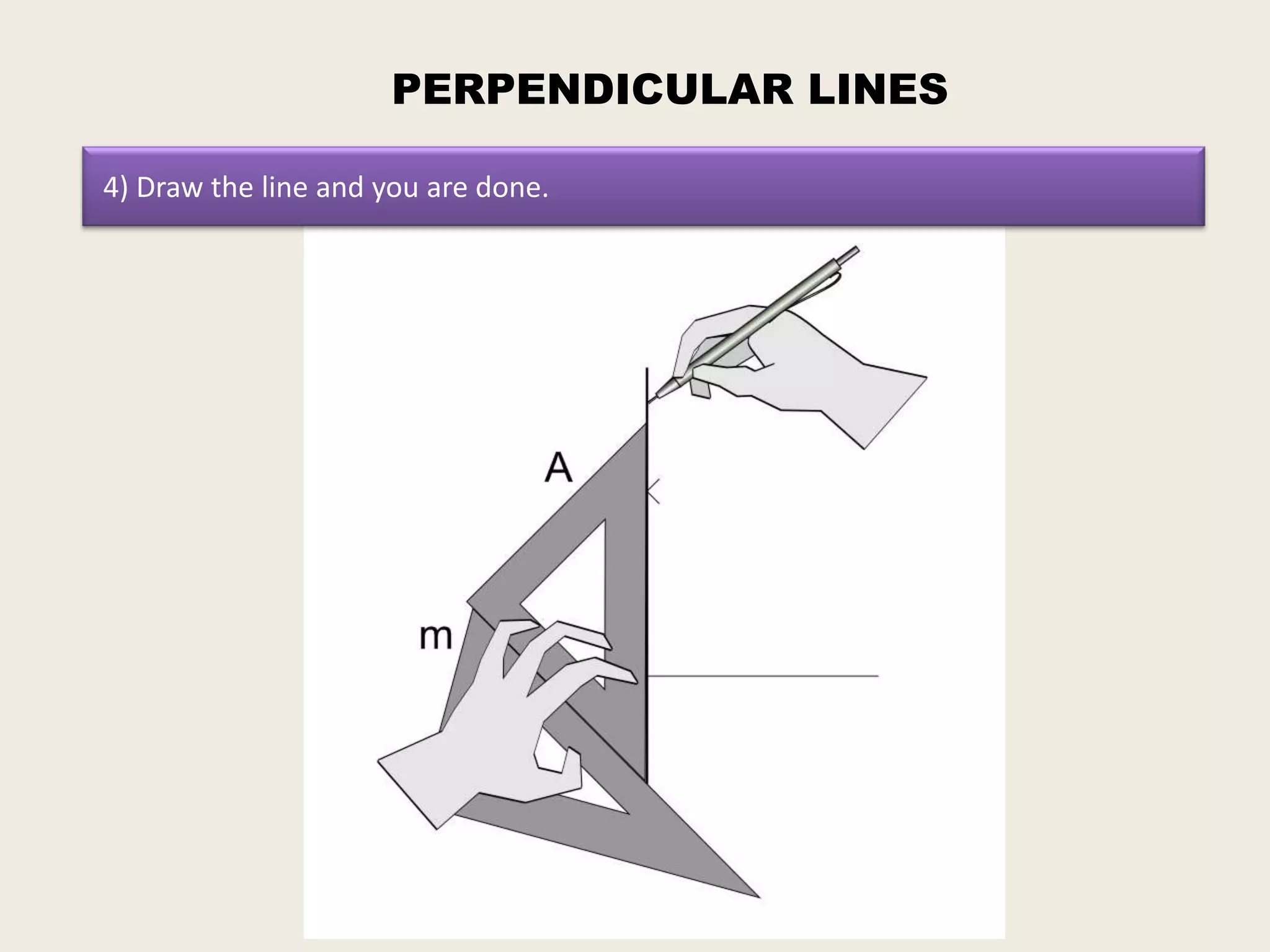How to draw parallel and perpendicular lines | PPTX