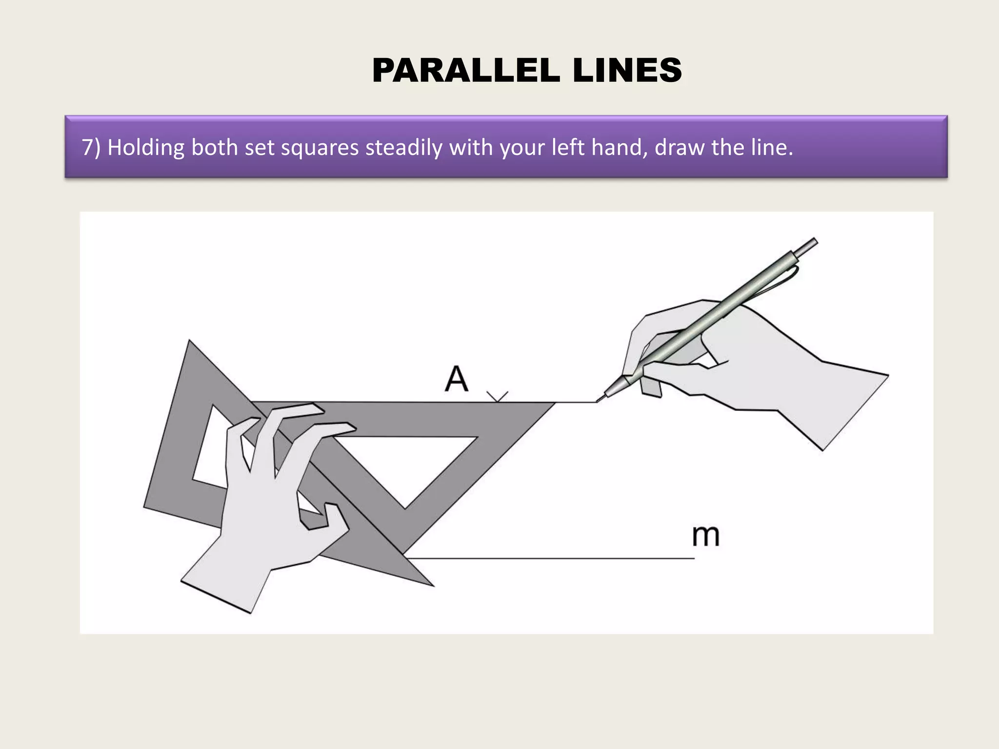 How to draw parallel and perpendicular lines | PPTX
