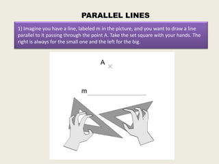 How to draw parallel and perpendicular lines | PPTX