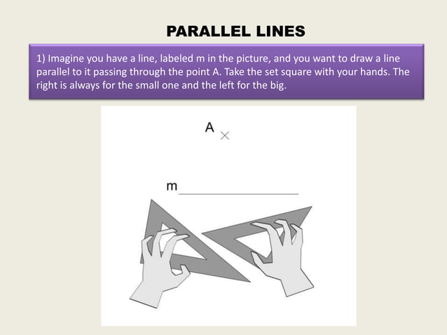 How to draw parallel and perpendicular lines | PPTX