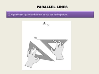 How to draw parallel and perpendicular lines | PPTX