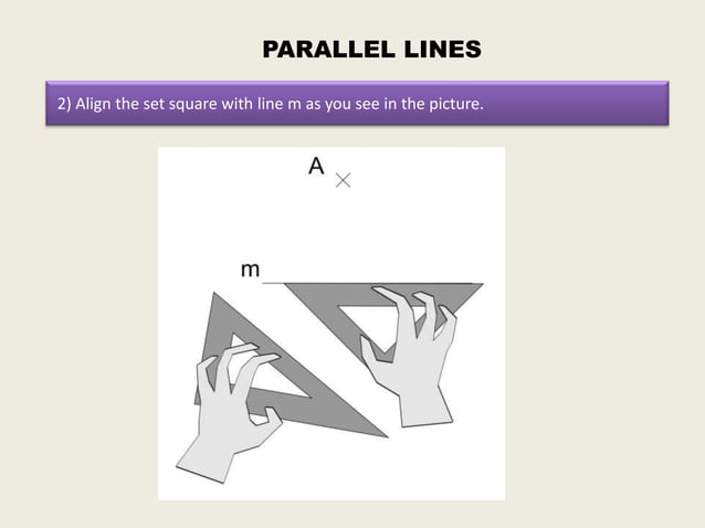 How to draw parallel and perpendicular lines | PPTX