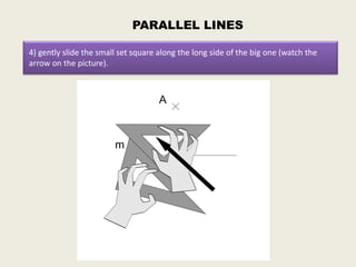 How to draw parallel and perpendicular lines | PPTX