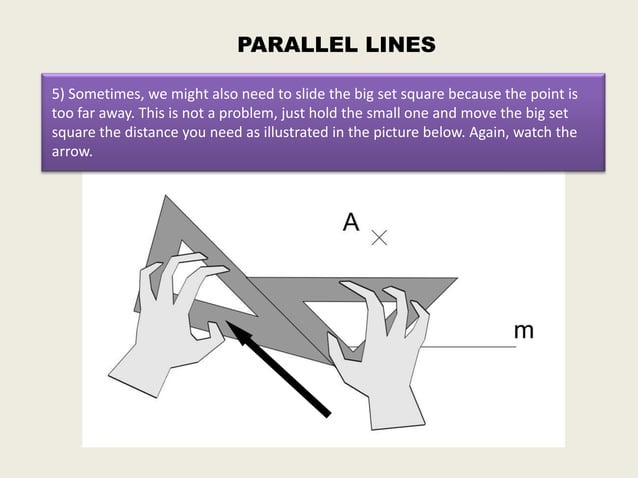 How to draw parallel and perpendicular lines | PPTX