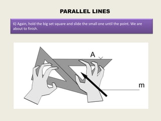 How to draw parallel and perpendicular lines | PPTX