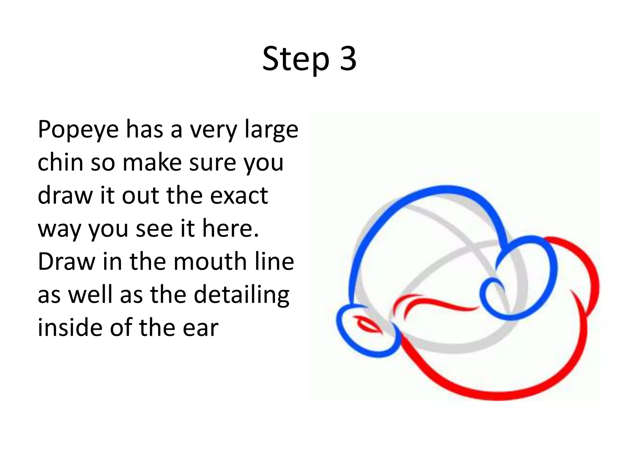 How to draw popeye | PPTX