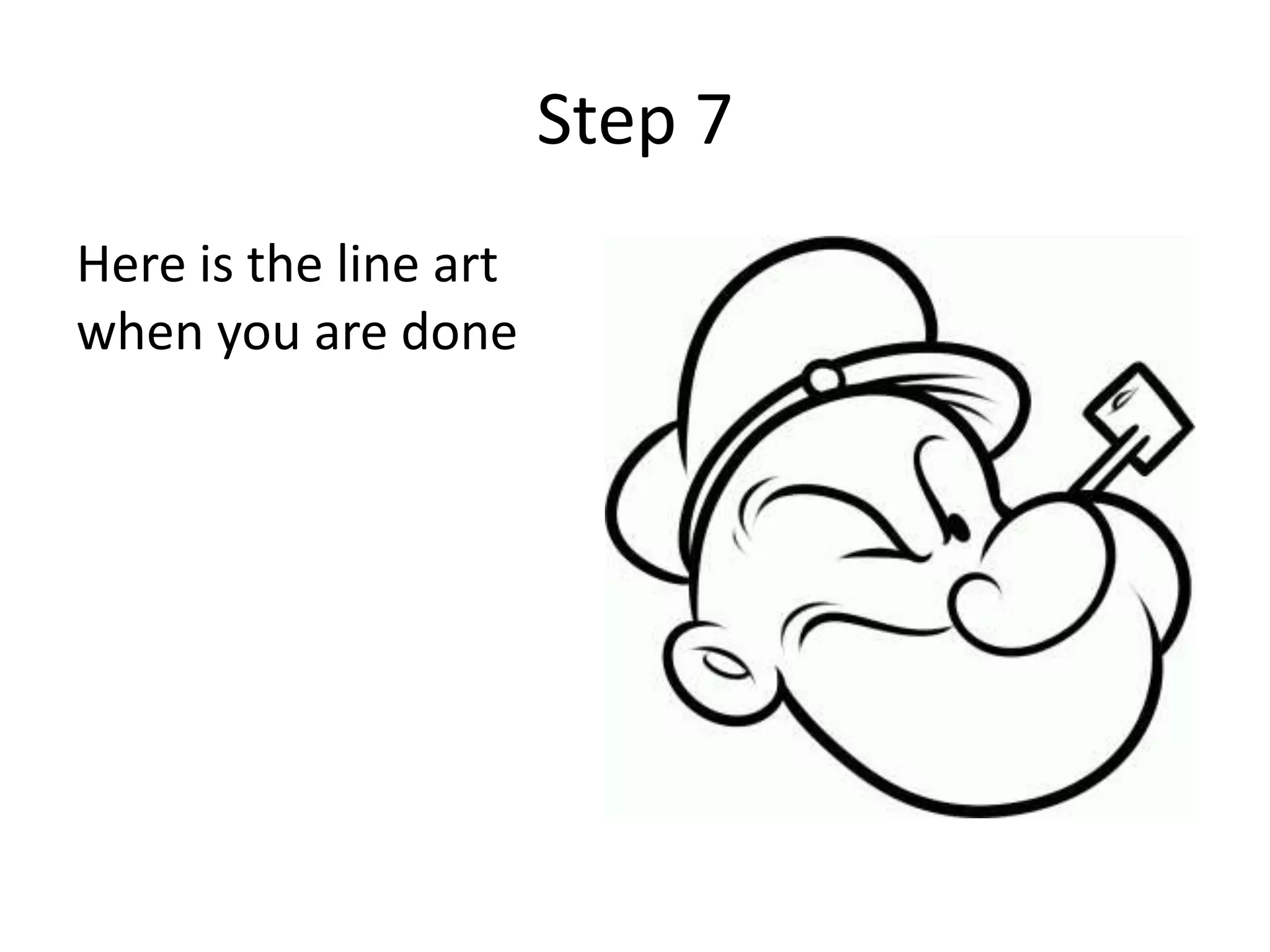 How to draw popeye | PPTX