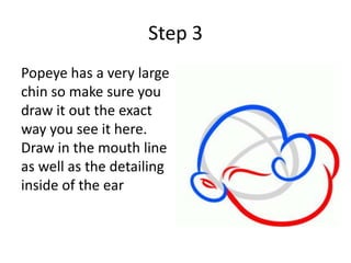 How to draw popeye | PPT