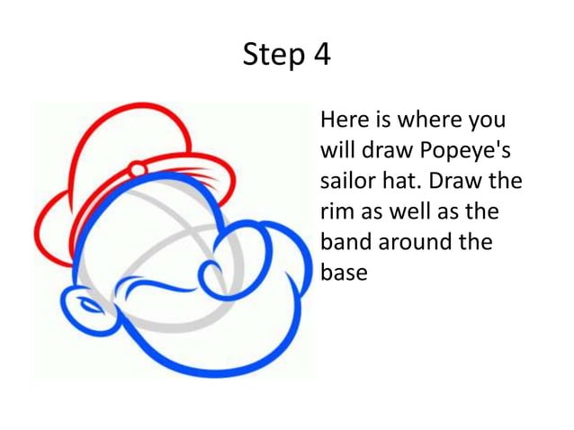 How to draw popeye | PPT
