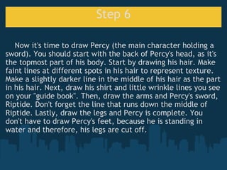 How To Draw The Book Cover for The Lightning Thief | PPT