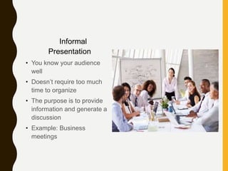 How to dress for formal & informal presentations | PPTX