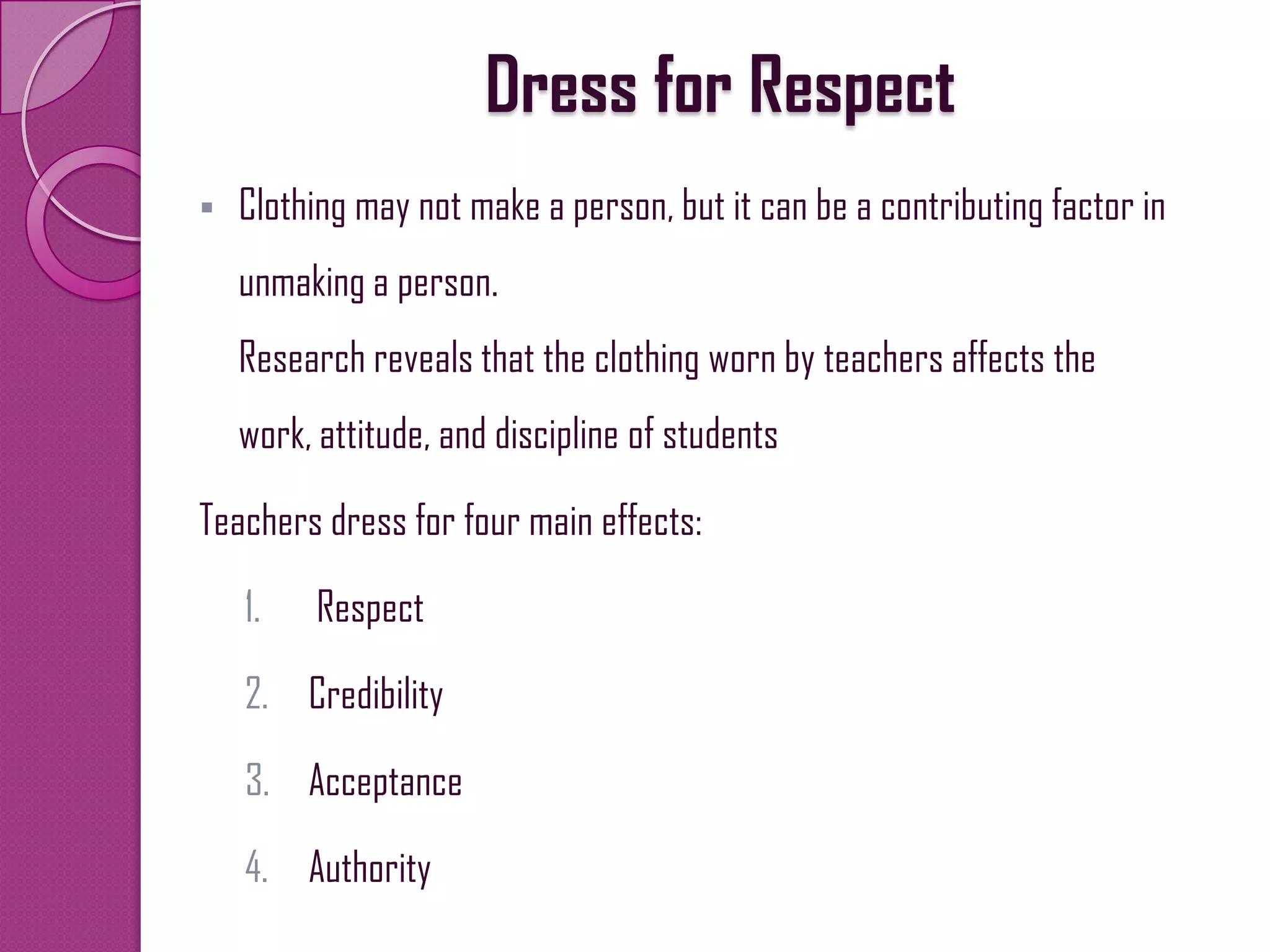 How to dress for success. | PPT