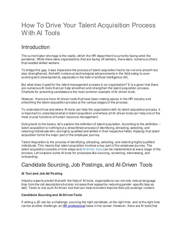 How To Drive Your Talent Acquisition Process With AI Tools.docx